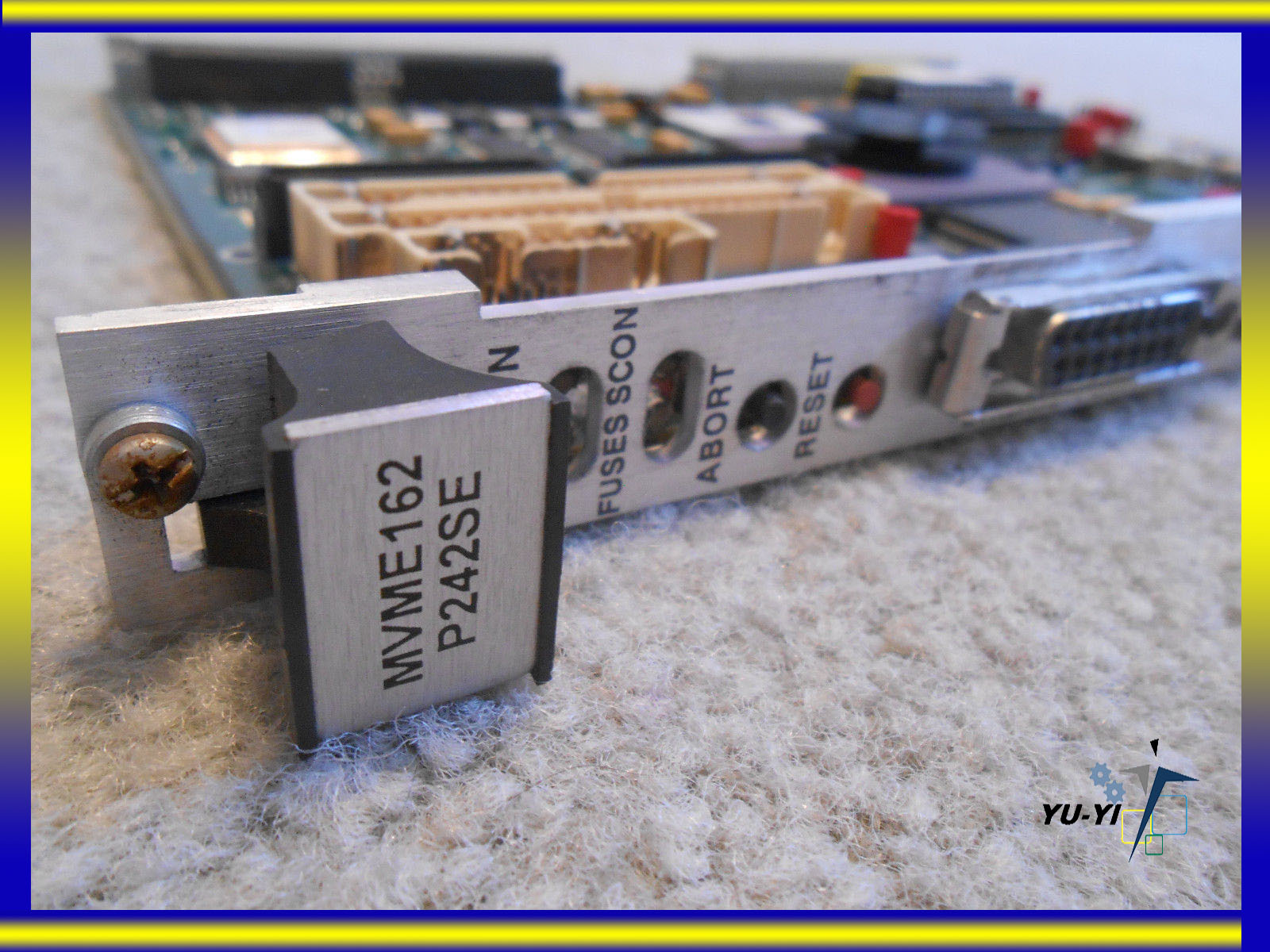 MOTOROLA MVME162P-242SE MC68040 CPU, 25MHZ, 16MB DRAM MEMORY, 128KB ...