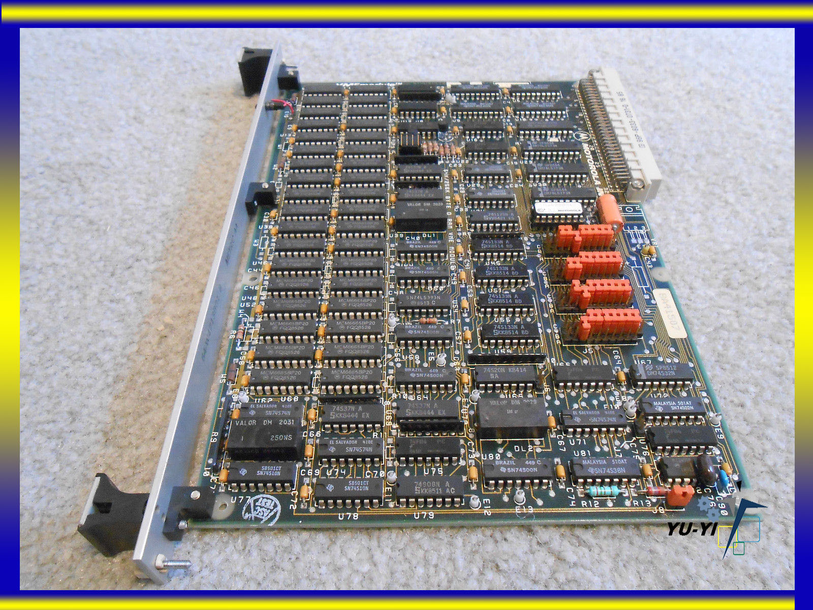 MOTOROLA MVME201 1MB VME MEZZ MEMORY MODULE - PLC DCS SERVO Control ...