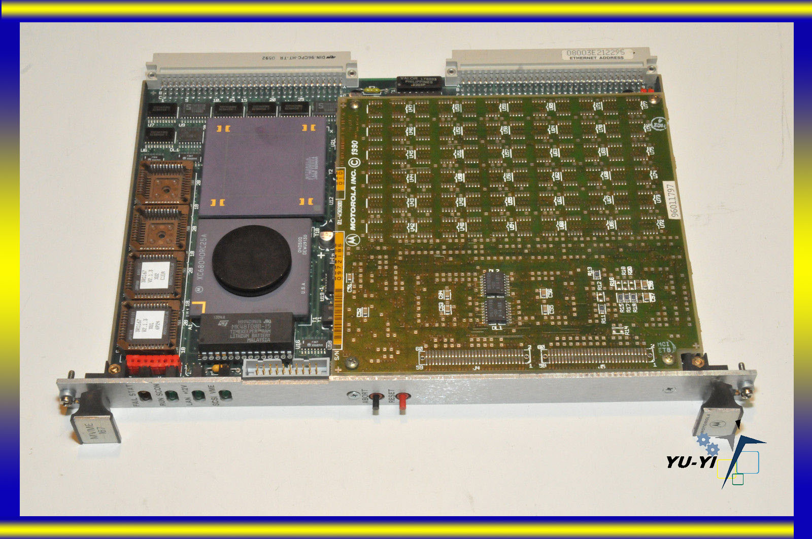 Motorola MVME167-01G VME CPU Board 01-W3632B-01G - 裕益科技自動化設備可程式編碼器PLC分散 ...