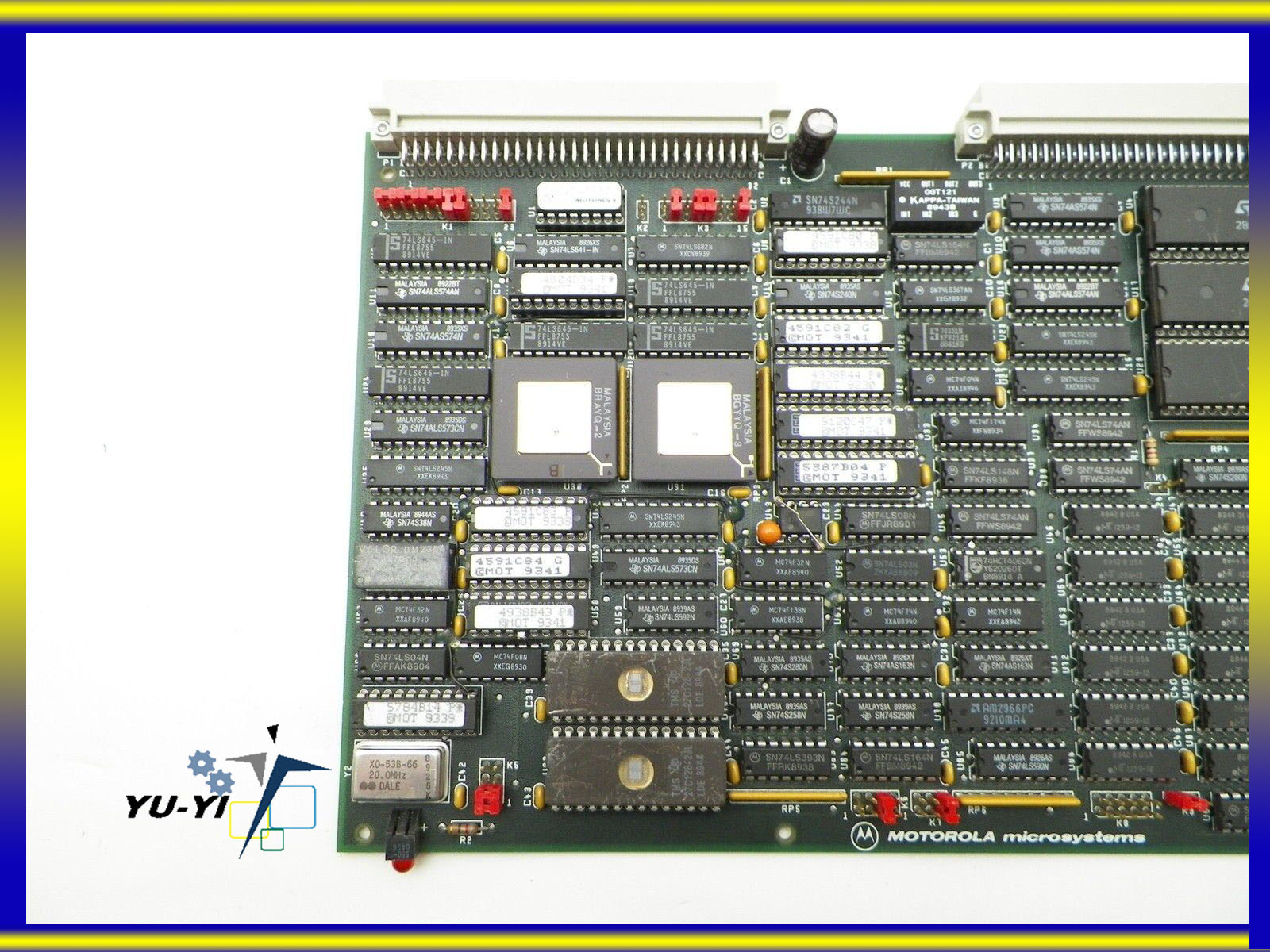 Motorola MVME-333-2 PCB VME Serial Controller Circuit Card Board 01 ...