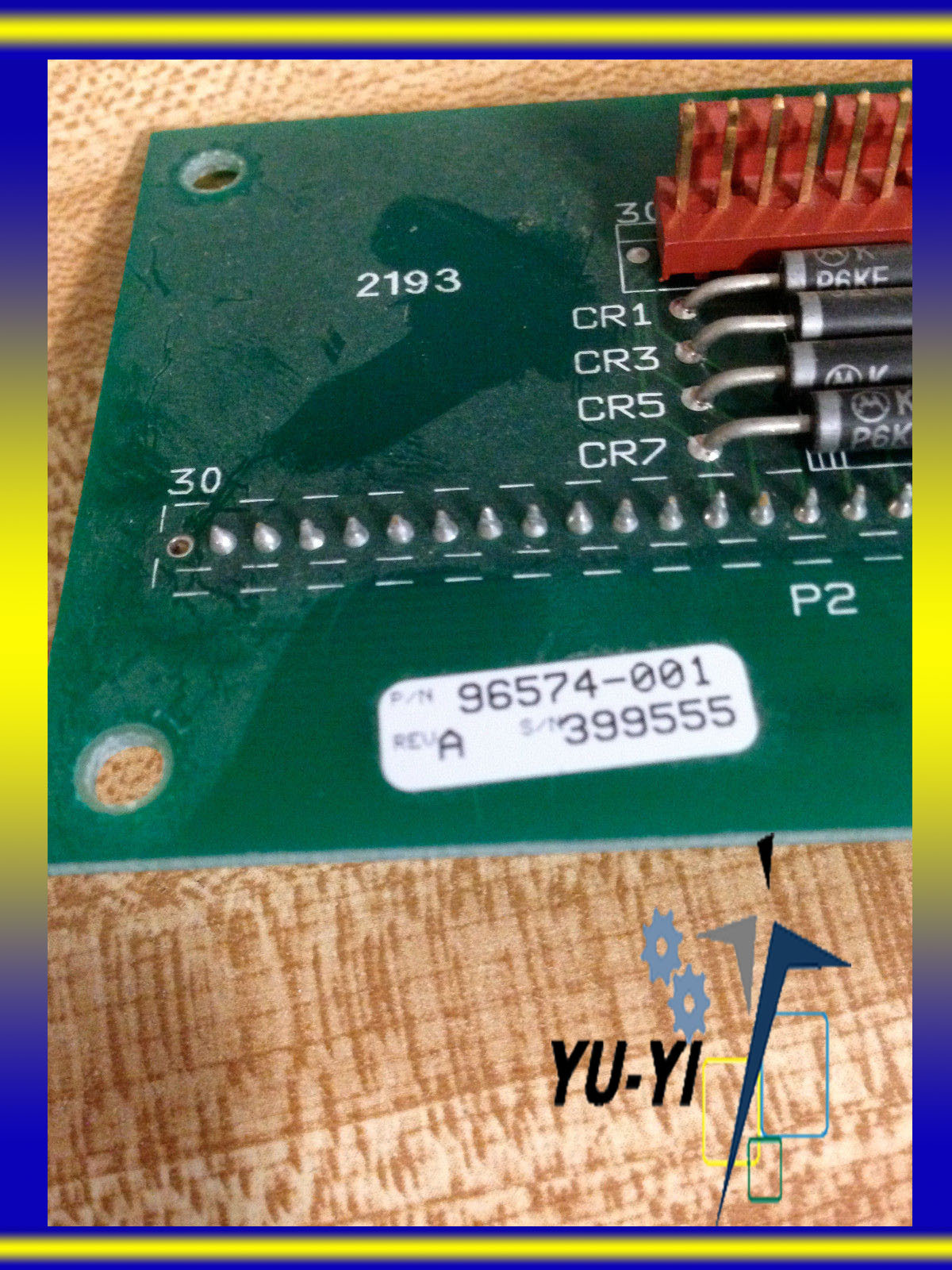 XYCOM CIRCUIT BOARD CARD 96574-001 9657001 REV A - 裕益科技自動化設備可程式編碼器PLC分散 ...