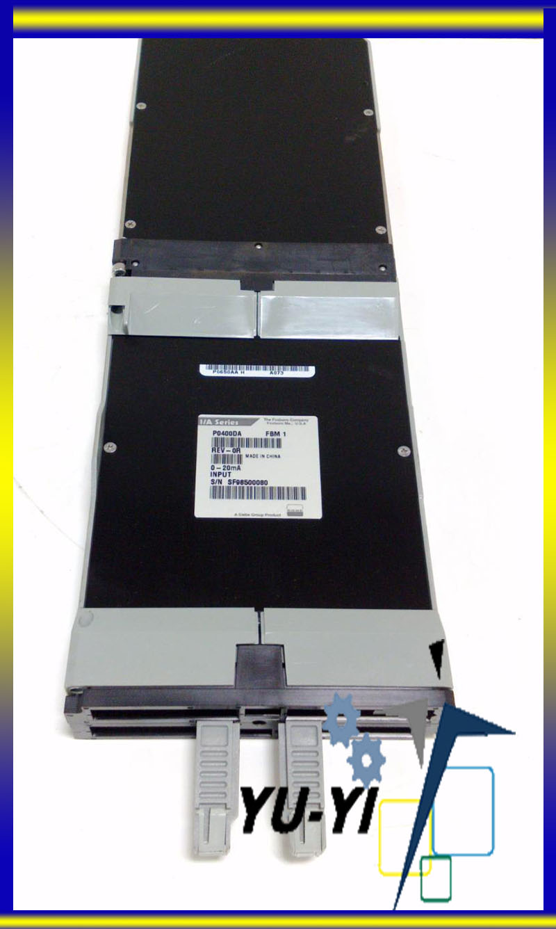 FOXBORO IA SERIES INPUT MODULE REV-OR P0400DA FBM 1 - PLC DCS SERVO ...