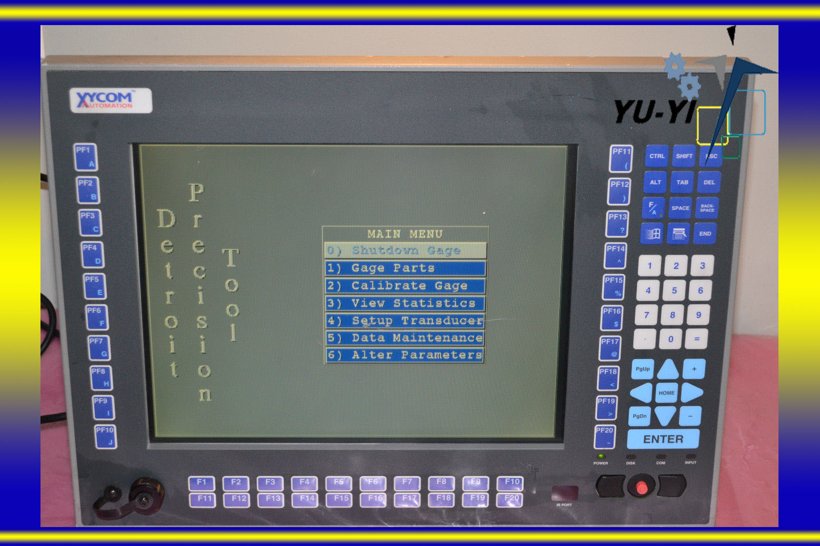 XYCOM OPERATOR INTERFACE 3515KPM WITH CARDS DT01-EZ & DT28-17 830064-C ...
