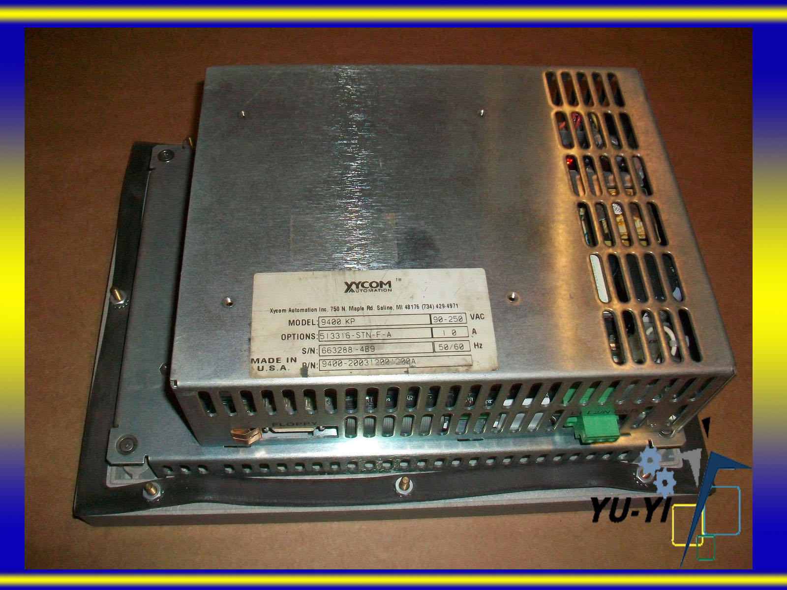 Xycom Operator Interface Panel 9400KP PN 200312001200A - 裕益科技自動化設備可程式 ...