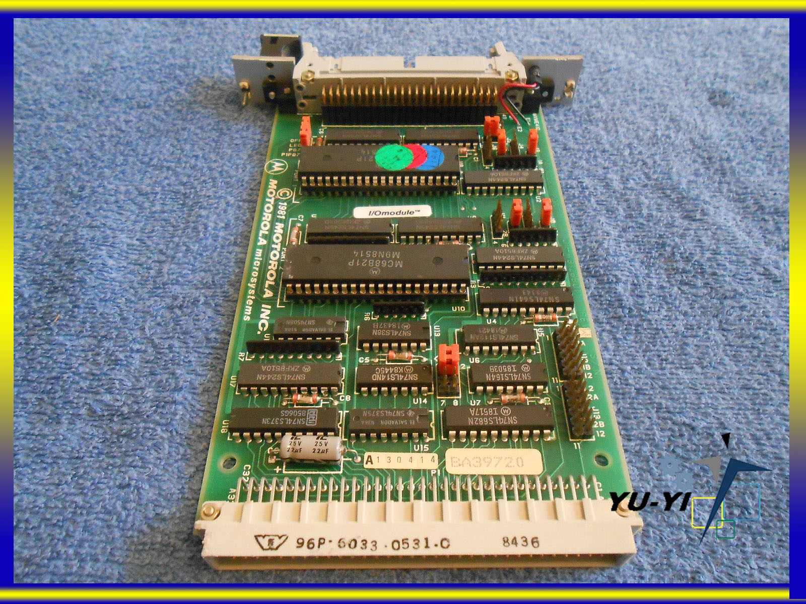 MOTOROLA MVME410 DUAL PARALLEL INTERFACE MODULE - 裕益科技自動化設備可程式編碼器PLC分散式 ...