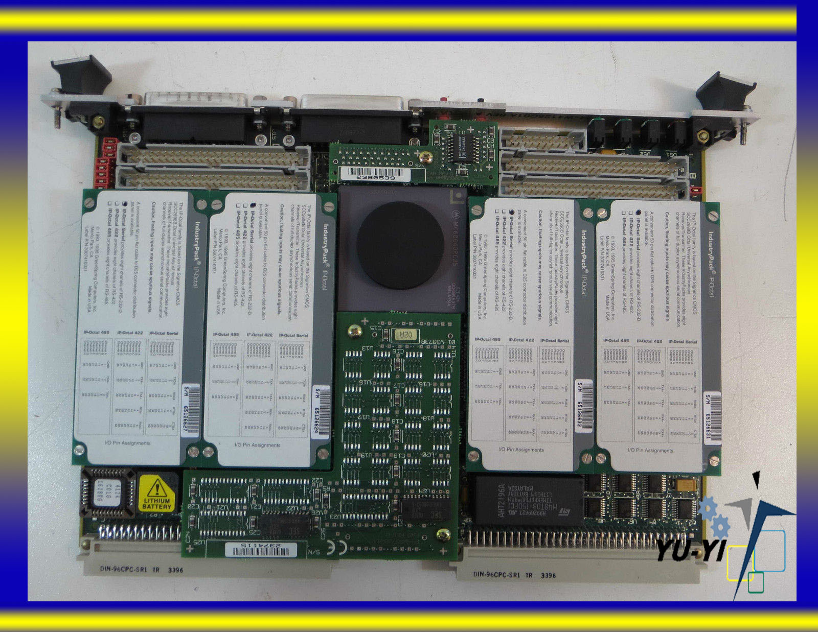 Motorola Rack Card MVME 162-020A, VME RS-232-D - PLC DCS SERVO Control ...