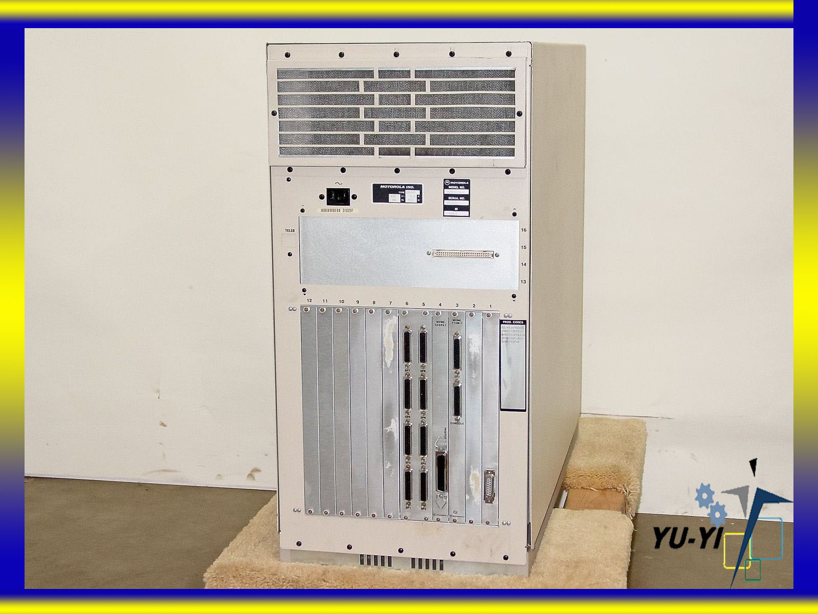 Motorola S8000 Mainframe Chassis MVME955A-1 with MVME INTROL Cards ...