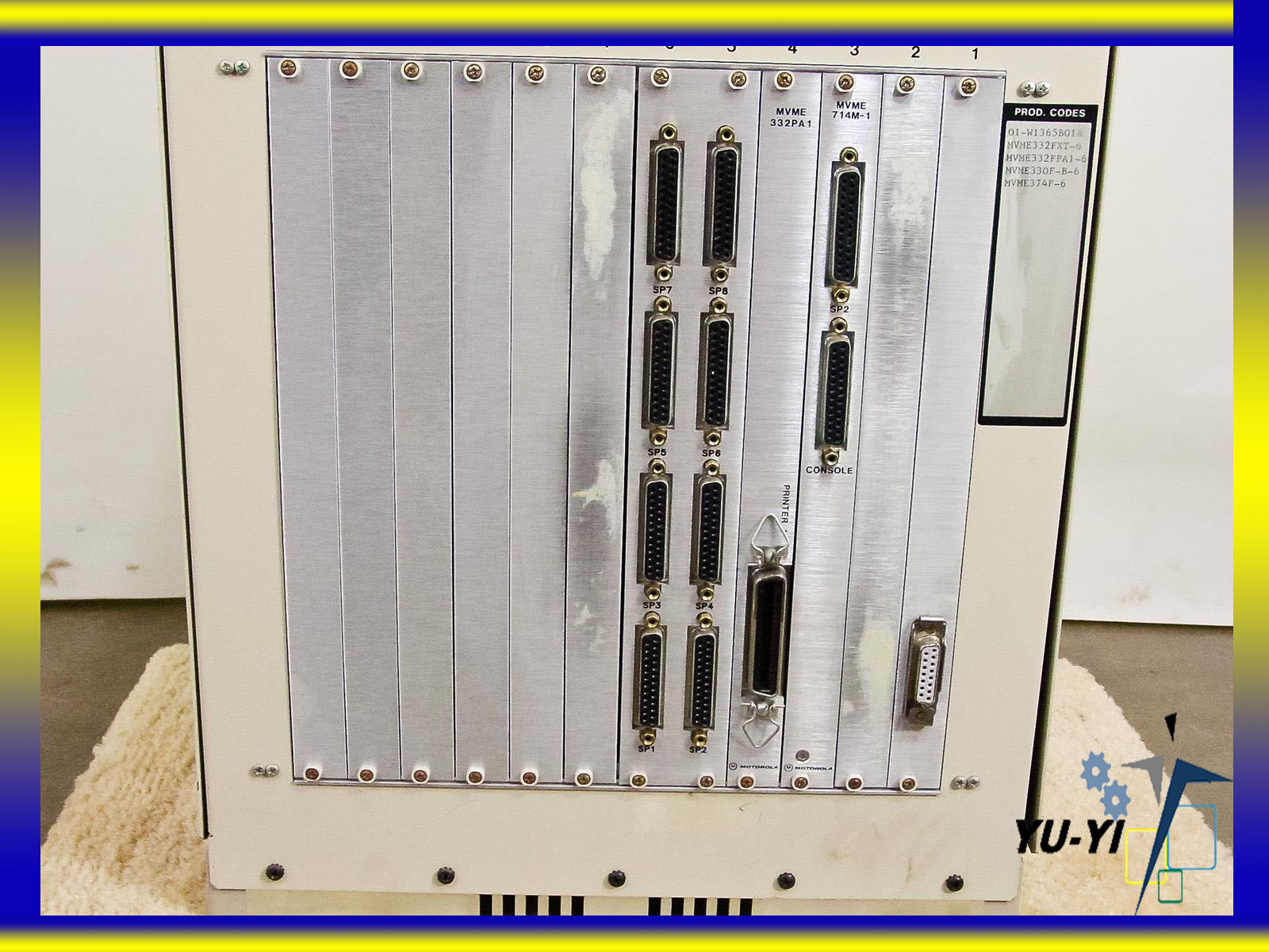 Motorola S8000 Mainframe Chassis MVME955A-1 with MVME INTROL Cards ...