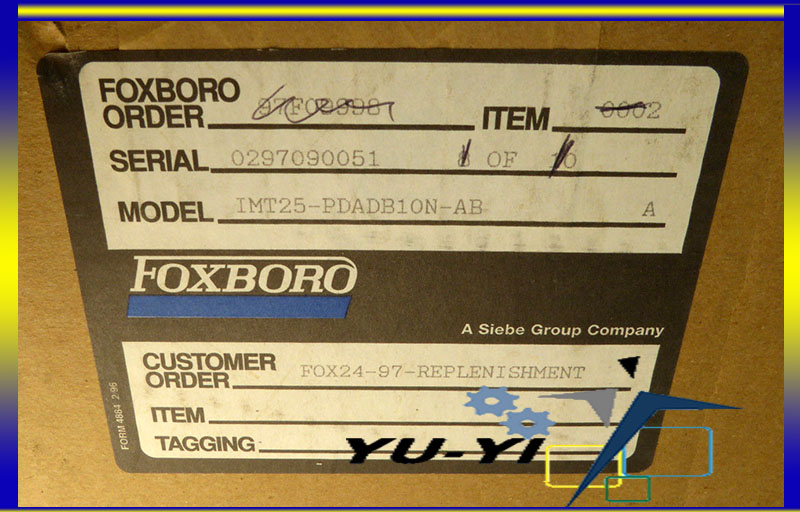 Foxboro IMT25-PDADB10N-AB IA Series Magnetic Flow Transmitter - PLC DCS ...