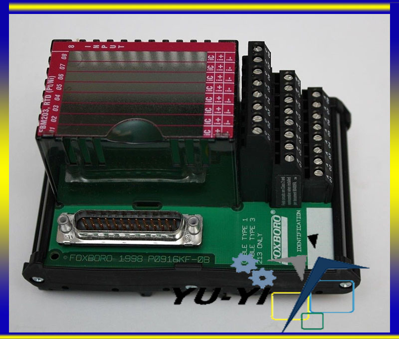 Foxboro P0916AE 0C FBM203 Termination - 裕益科技自動化設備可程式編碼器PLC分散式控制系統DCS