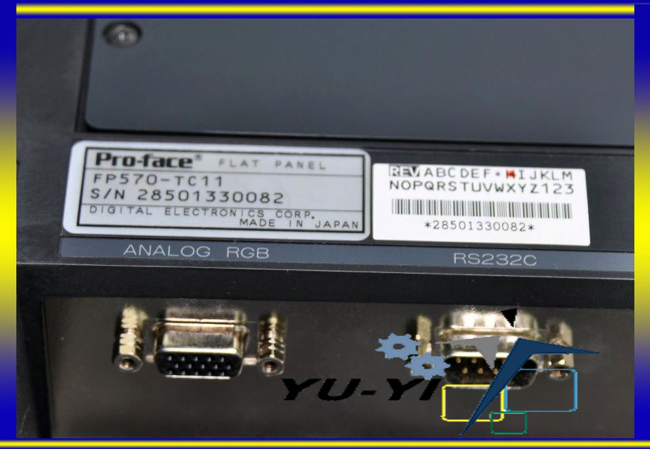 PROFACE PRO-FACE FP570-TC11 TOUCH SCREEN - PLC DCS SERVO Control MOTOR ...