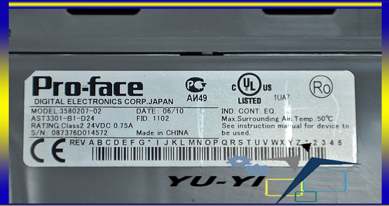 PROFACE Graphic Panel AST3301-B1-D24 Touch Screen - PLC DCS SERVO ...
