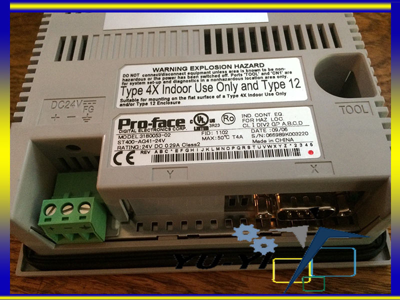 PRO-FACE ST400-AG41-24V HMI TOUCH SCREEN DC24V PROFACE - 裕益科技自動化設備可程式 ...