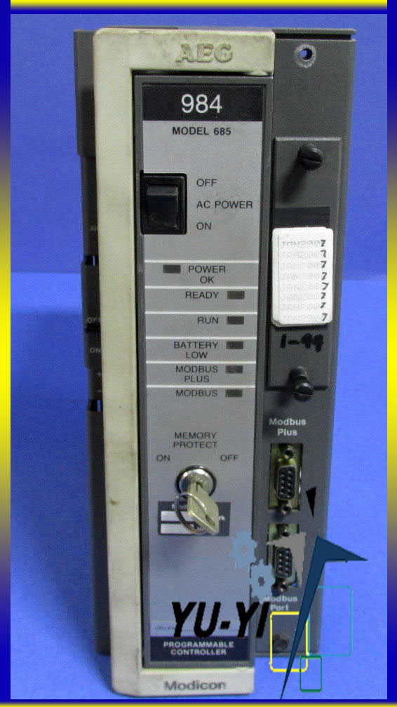 MODICON PROGRAMMABLE CONTROLLER PC-F984-685 - 裕益科技自動化設備可程式編碼器PLC分散式控制系統DCS