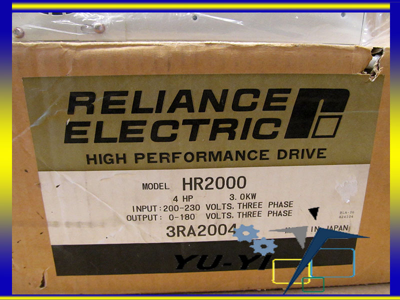 RELIANCE HR2000 BLA-16 3RA2004 SERVO CONTROLLER 4 HP 230VAC 16 AMP 3 ...