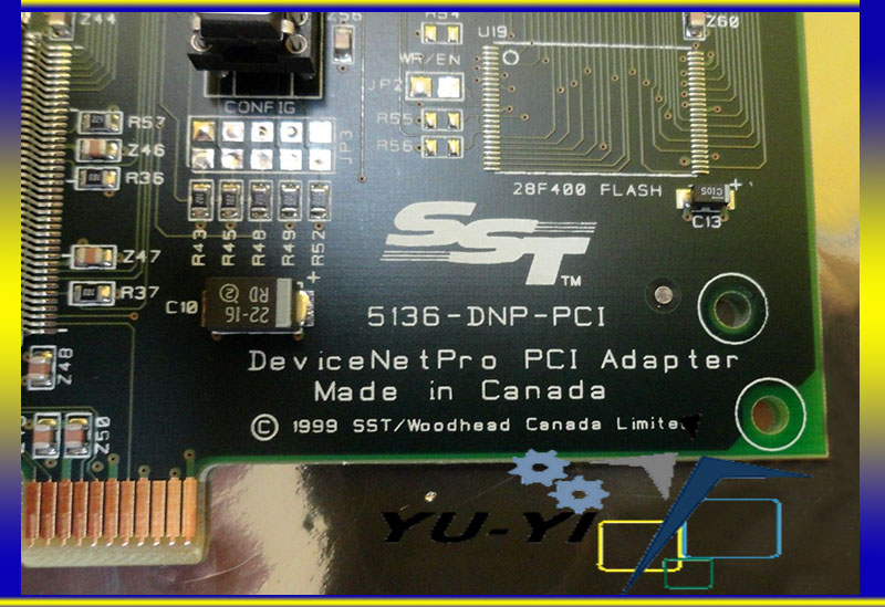 Woodhead SST 5136-DNP-PCI DeviceNet Pro PCI Adater PCB Card - 裕益科技自動化設備 ...