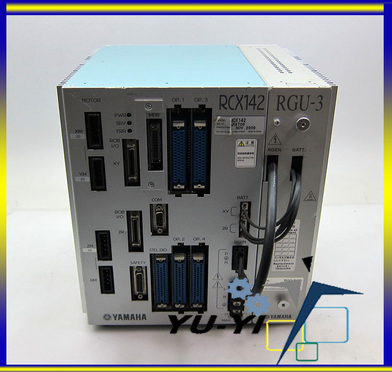 YAMAHA RCX142 ROBOT CONTROLLER WITH RGU-3 REGENERATIVE UNIT - 裕益科技自動化設備 ...