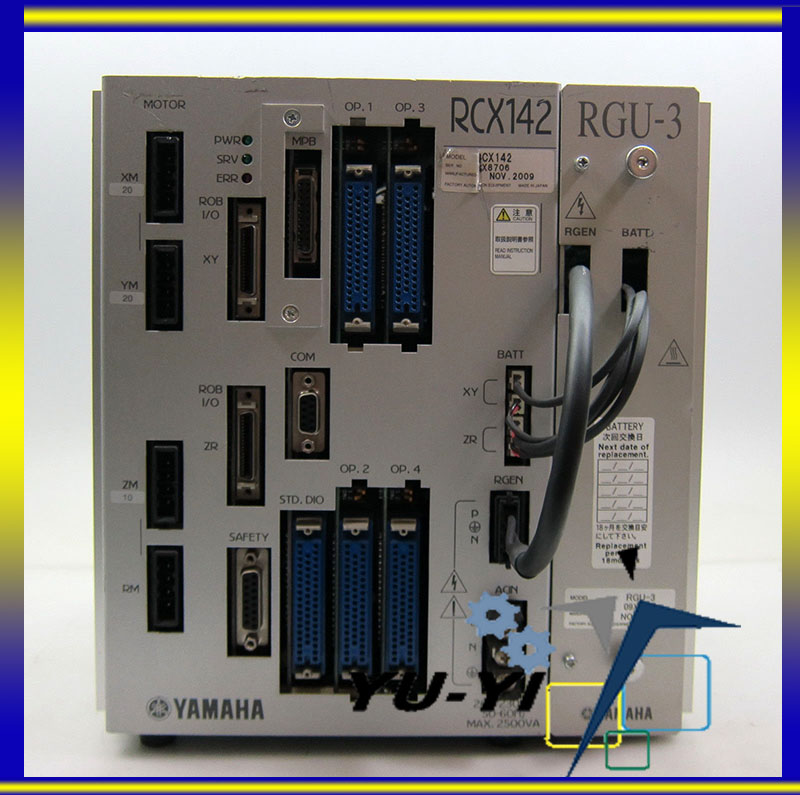 YAMAHA RCX142 ROBOT CONTROLLER WITH RGU-3 REGENERATIVE UNIT - 裕益科技自動化設備 ...