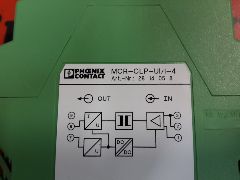 PHOENIX CONTACT MCR-CLP-UI/I-4 28 14 05 8 - 裕益科技自動化設備可程式編碼器PLC分散式控制系統DCS