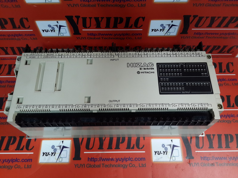 HITACHI E-64HR HIZAC PROGRAMMBLE CONTROLLER - PLC DCS SERVO Control ...