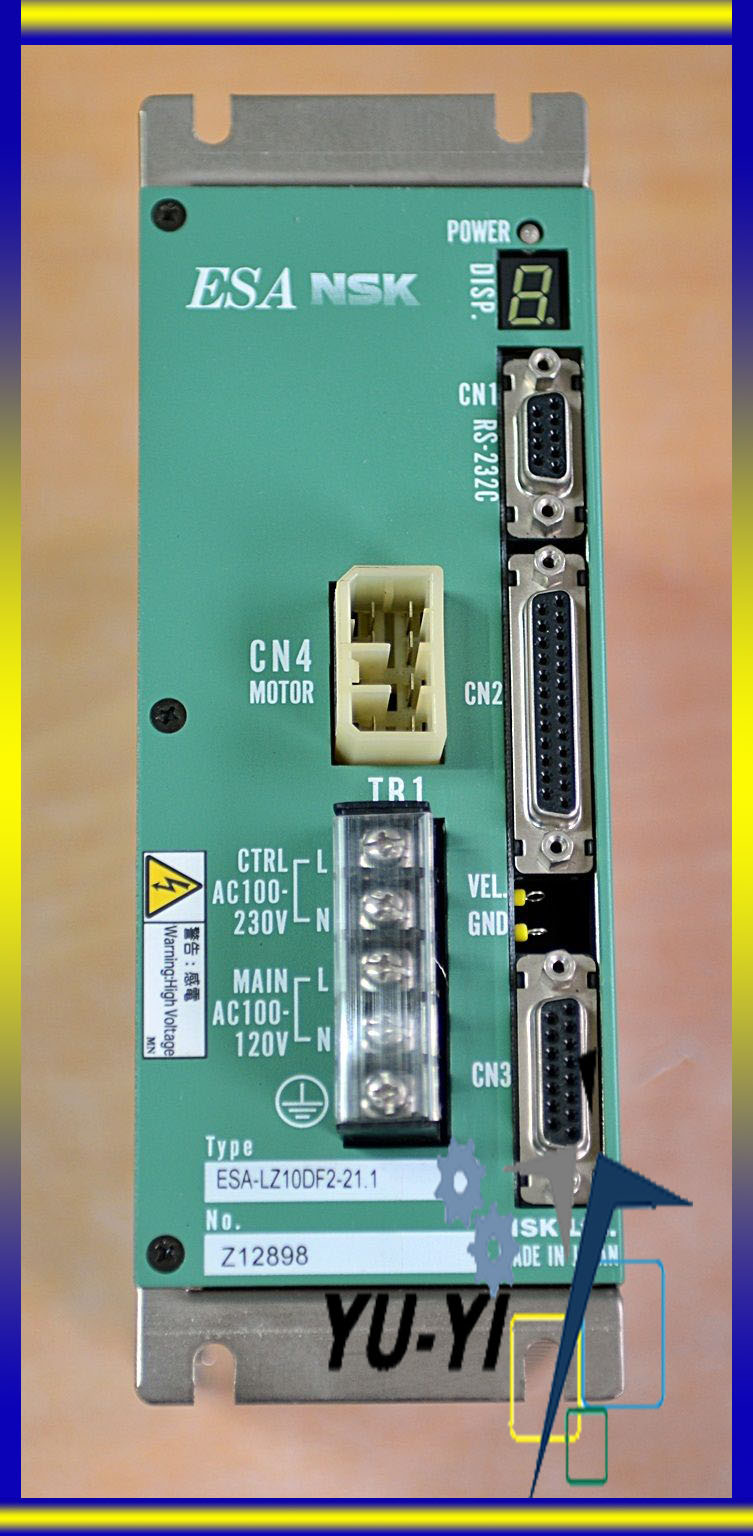 NSK Servo Driver ESA-LZ10DF2-21.1 - 裕益科技自動化設備可程式編碼器PLC分散式控制系統DCS