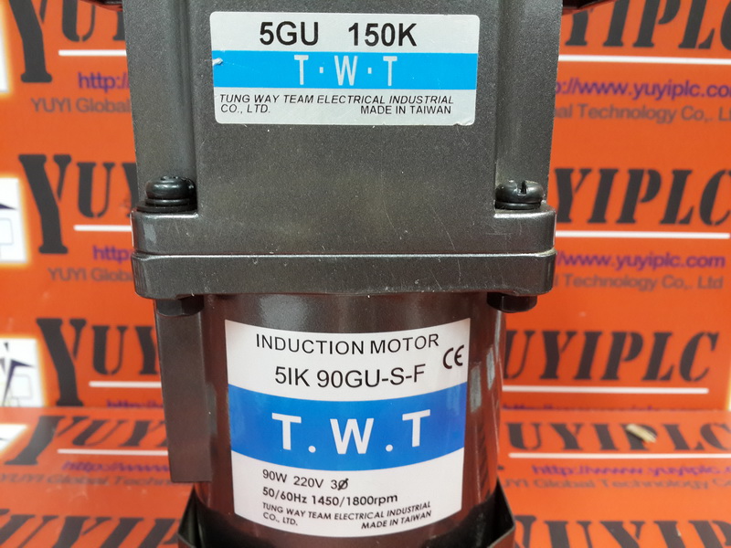 T.W.T INDUCTION MOTOR 5GU 150K with 51K 90GU-S-F - 裕益科技自動化設備可程式編碼器PLC分散 ...