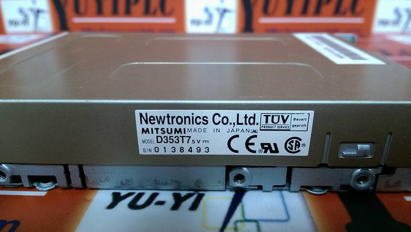NEWTRONICS MITSUMI FLOPPY DISK DRIVE 3.5" 1.44MB D353T - PLC DCS SERVO ...
