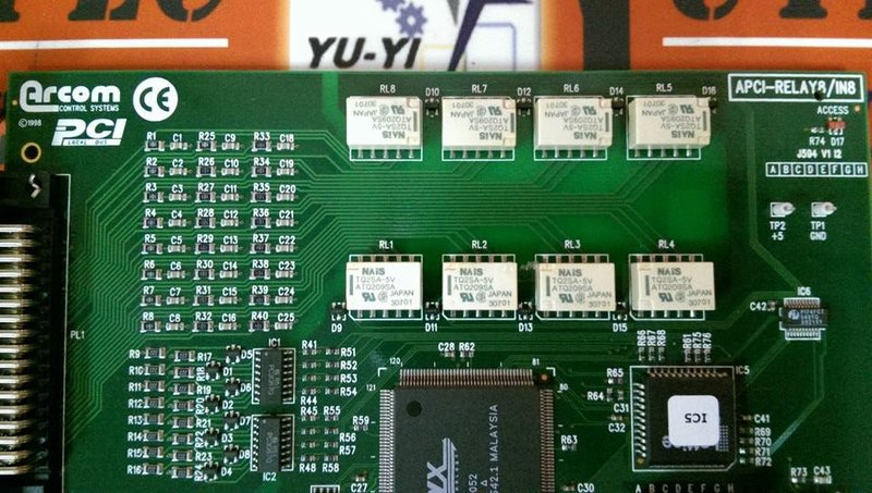 ARCOM CONTROL SYSTEMS APCI-RELAY8/IN8 PCI-BUS I/O CARD - 裕益科技自動化設備可程式 ...