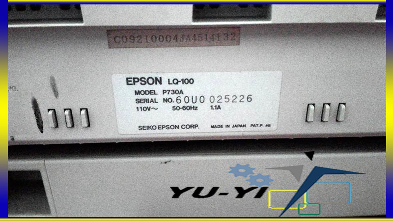SEIKO EPSON LQ-100 P730A - 裕益科技自動化設備可程式編碼器PLC分散式控制系統DCS