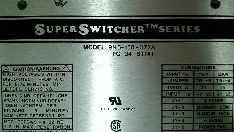 ASTEC POWERTEC SUPER SWITDHER 9N5-150-372A-FG-34-S1741 - PLC DCS SERVO ...