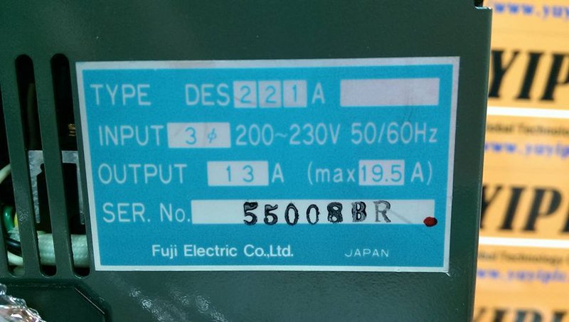 FUJI DIGITAL ES MOTOR DRIVE DES221A - 裕益科技自動化設備可程式編碼器PLC分散式控制系統DCS