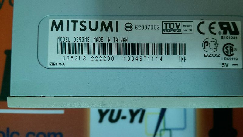 MITSUMI D353M3 CD-ROM DISK DRIVE - PLC DCS SERVO Control MOTOR POWER ...