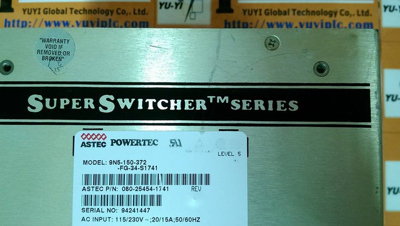 ASTEC POWERTEC 9N5-150-372-FG-34-S1741 SUPER SWITCHER - PLC DCS SERVO ...
