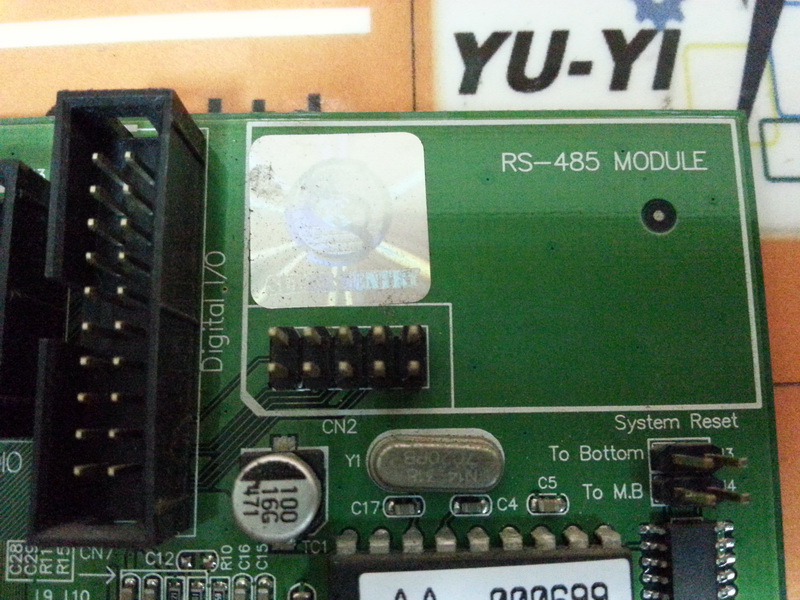 RS-485 MODULE REV.B1 PDR SERIES CARD - 裕益科技自動化設備可程式編碼器PLC分散式控制系統DCS