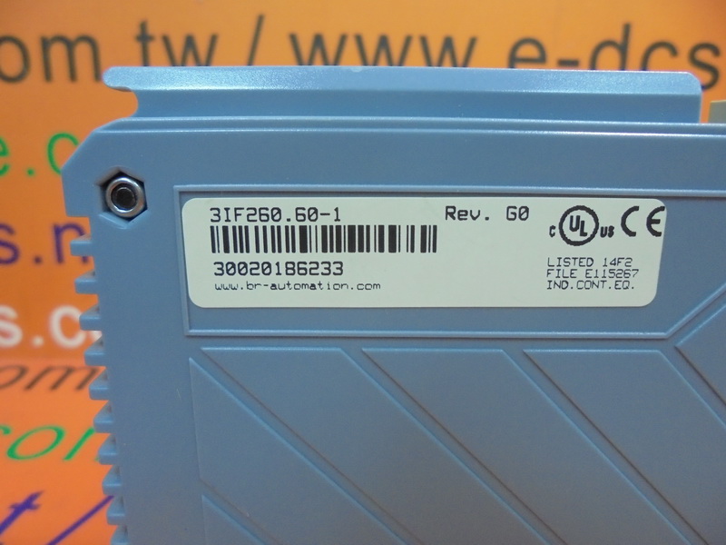 B&R IF260 CPU MODULE 3IF260.60-1 - PLC DCS SERVO Control MOTOR POWER ...