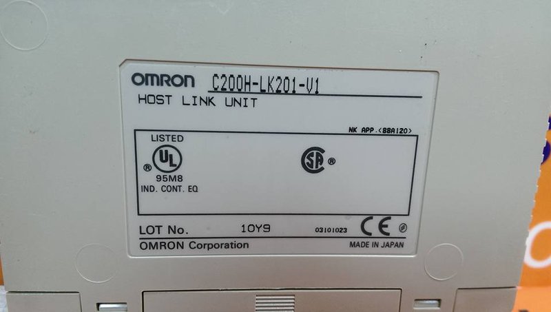OMRON HOST LINK UNIT C200H-LK201-V1 - 裕益科技自動化設備可程式編碼器PLC分散式控制系統DCS