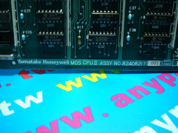 Yamatake-Honeywell TDC2000 MOS CPUII ASSY NO. 82408217-001 - 裕益科技自動化設備可 ...