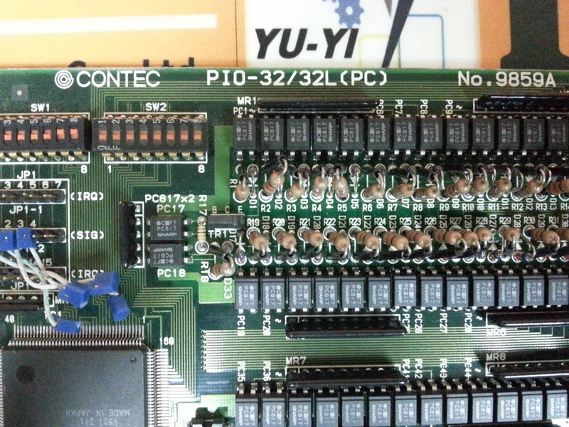 CONTEC PIO-32/32L(PC) NO.9859A - 裕益科技自動化設備可程式編碼器PLC分散式控制系統DCS