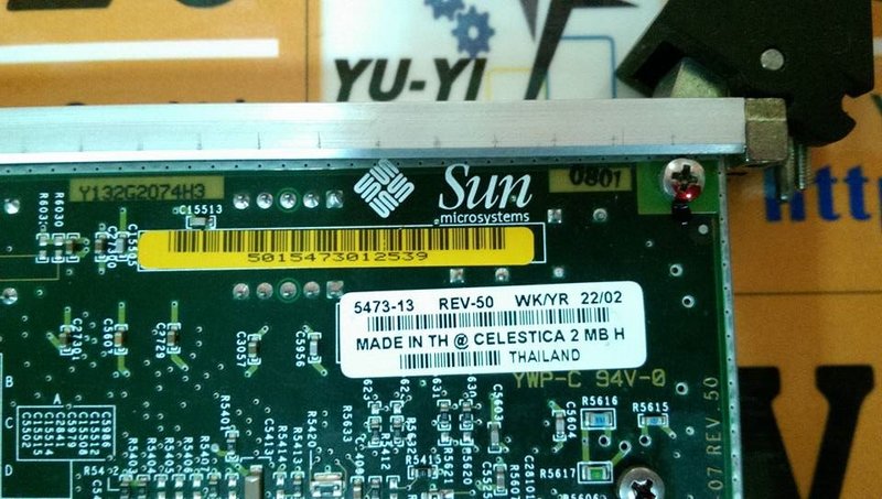 SUN MICROSYSTEMS 440MHz CPCI SYSTEM BOARD 501-5473-13 - 裕益科技自動化設備可程式編碼器 ...