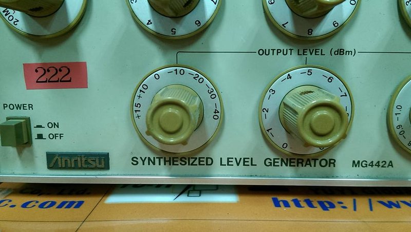 ANRITSU SYNTHESIZED LEVEL GENERATOR MG442A - PLC DCS SERVO Control ...