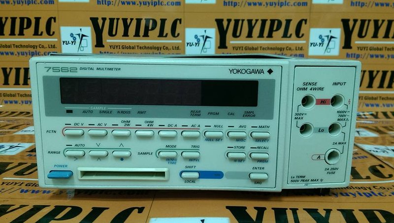YOKOGAWA 7562 DIGITAL MULTIMETER 756201-B-1 - 裕益科技自動化設備可程式編碼器PLC分散式控制系統DCS