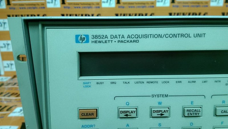 HP DATA ACQUISITION CONTROL UNIT 3852A - PLC DCS SERVO Control MOTOR ...