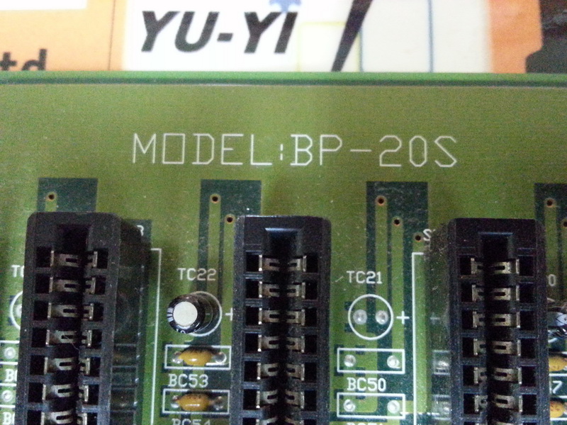 BP-20S 20 Slot ISA Backplane board - 裕益科技自動化設備可程式編碼器PLC分散式控制系統DCS