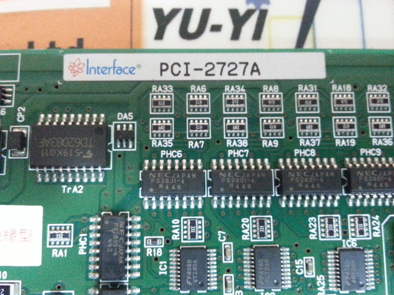 INTERFACE PCI-2727A 16/16point digital input/output BD - PLC DCS SERVO ...