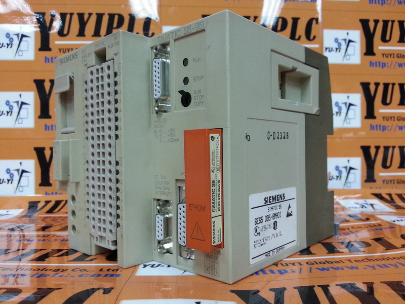 Siemens Simatic S5-95U 6ES5 095-8MA01 PLC - PLC DCS SERVO Control MOTOR ...