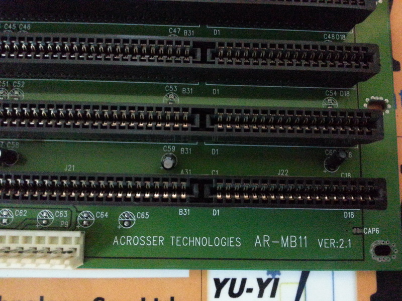 Acrosser AR-MB11 ver:2.1 11 x ISA Slot Backplane board - 裕益科技自動化設備可程式 ...