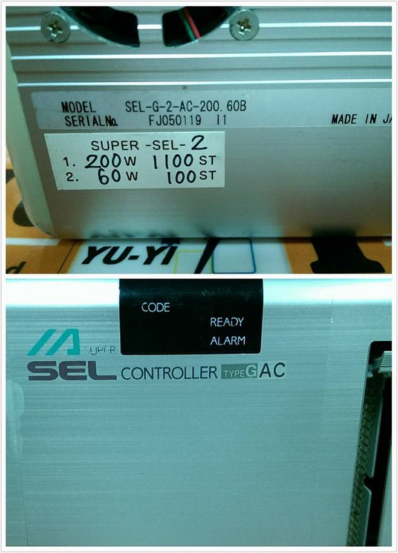 IAI SEL-G-2-AC-200.60B SUPER SEL CONTROLLER - 裕益科技自動化設備可程式編碼器PLC分散式控制系統DCS