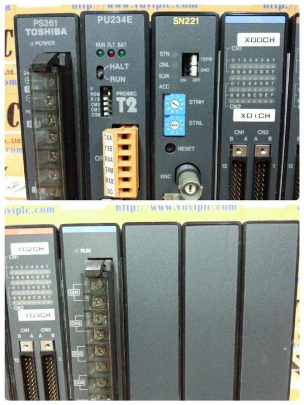TOSHIBA PROSEC T2 PROGRAMMABLE CTLR MODULE PS261 PU234E SN221 - PLC DCS ...