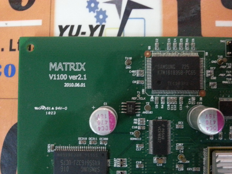 MATRIX V1100 ver2.1 card - 裕益科技自動化設備可程式編碼器PLC分散式控制系統DCS