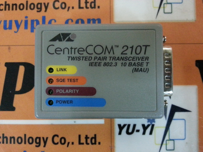 ATI centre Com 210 T twisted pair transceiver AT-210T - 裕益科技自動化設備可程式編碼器 ...